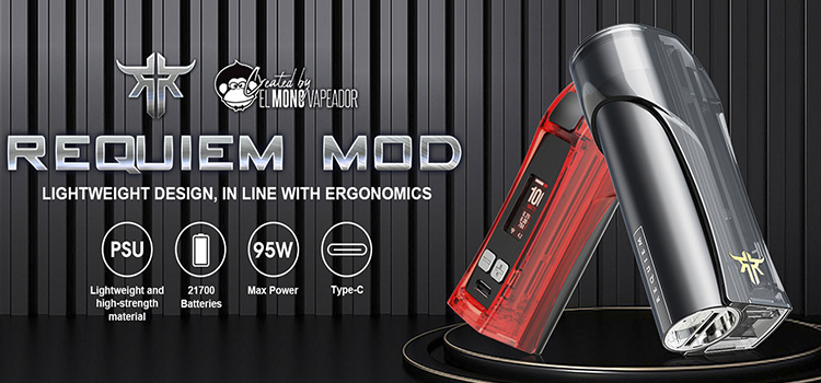REQUIEM MOD by El Mono Vapeador & Vandy Vape > Produtos > MODS Eletrônicos